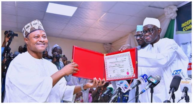 Kaduna Governor-elect, Uba Sani receives certificate of return ...