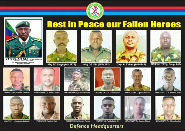 Military Burial Commences For Soldiers Killed In Delta