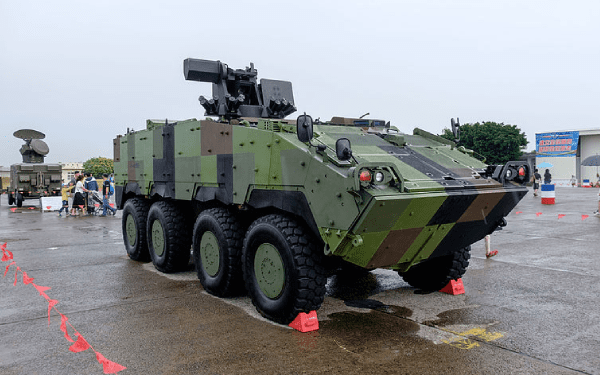 Taiwan unveils new eight-wheeled infantry fighting vehicle prototype ...