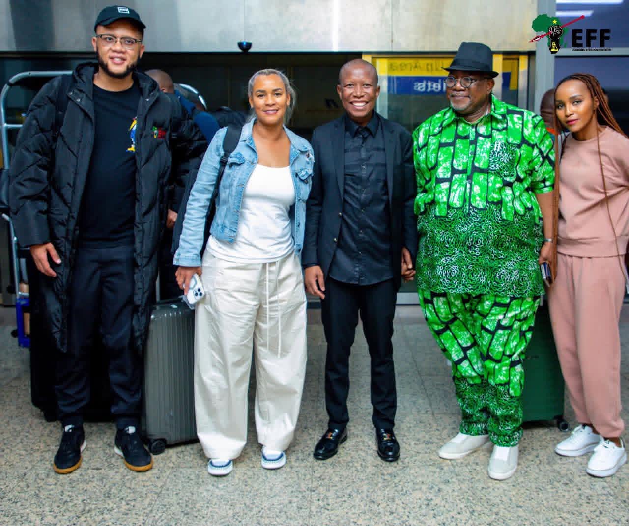 EFF Leader Julius Malema Arrives Nigeria Ahead of NBA Annual Conference ...