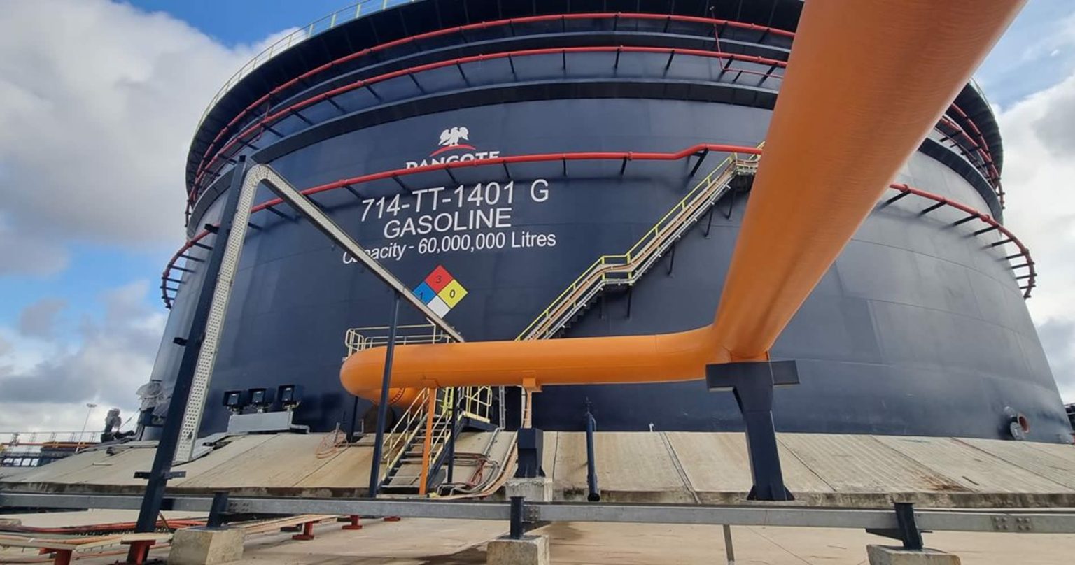 Dangote Refinery Launches Nationwide PMS Sales at N739/Litre - Trending ...