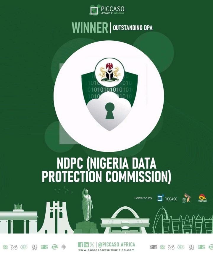 NDPC Wins PICASSO Award for Outstanding Data Protection Authority