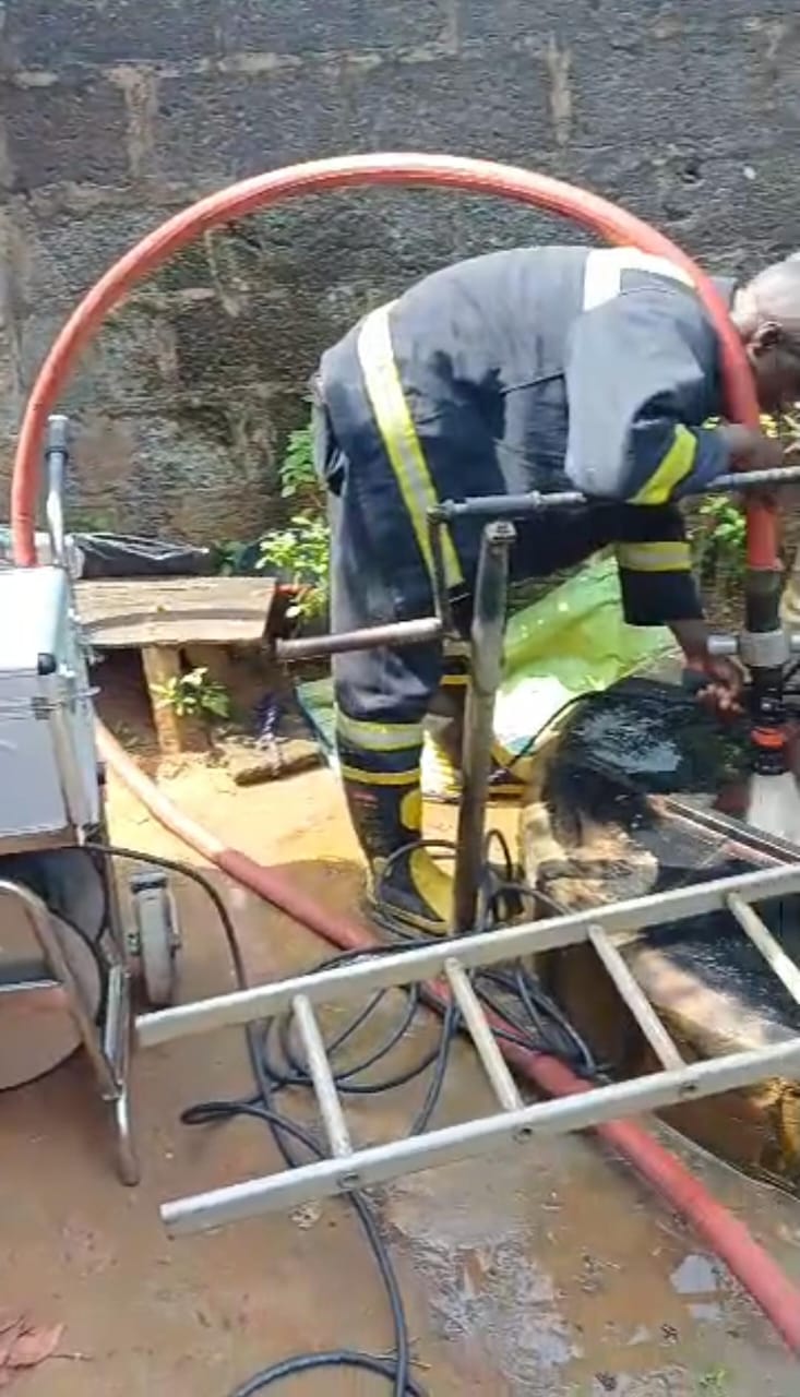 Lagos Fire Service Rescued Aged Man From Attempted Suicide