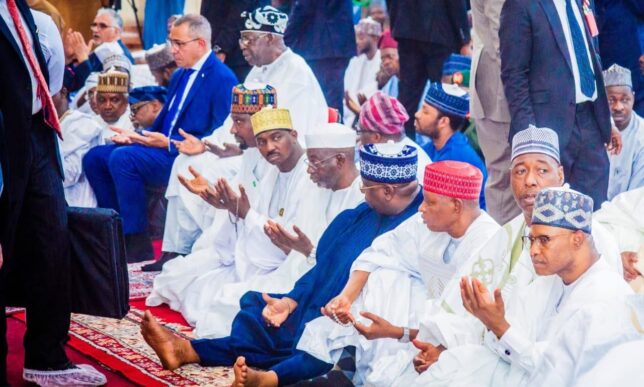 Tinubu Attends Matawalle's Sons, Daughters Wedding Fathia In Abuja